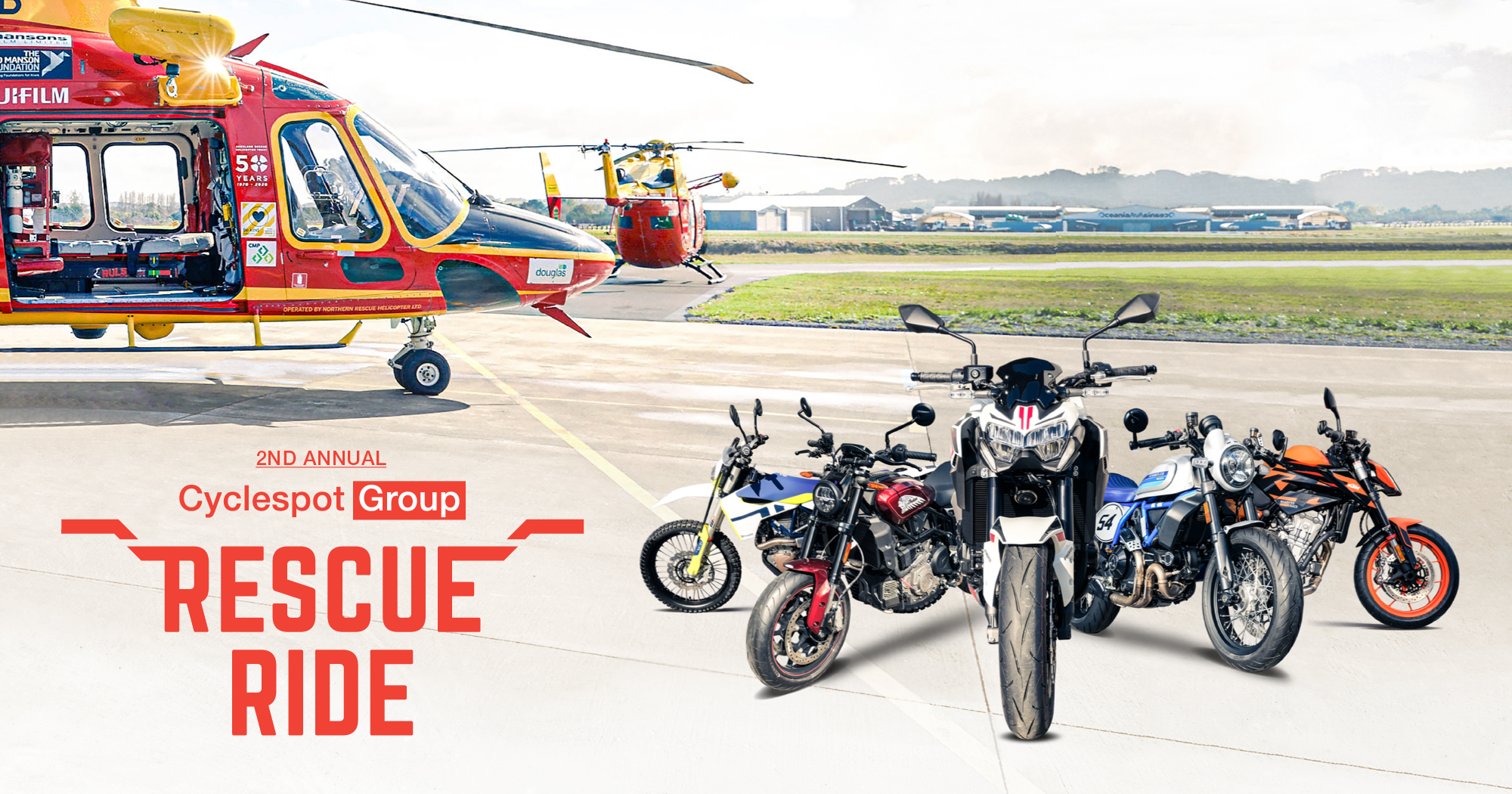 Cyclespot Group Rescue Ride Tickets – Auckland Rescue Helicopter Trust